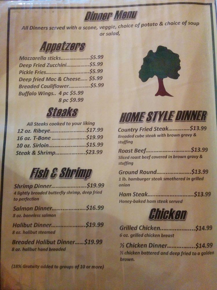 Menu at Leslie's Family Tree Restaurant, Santaquin