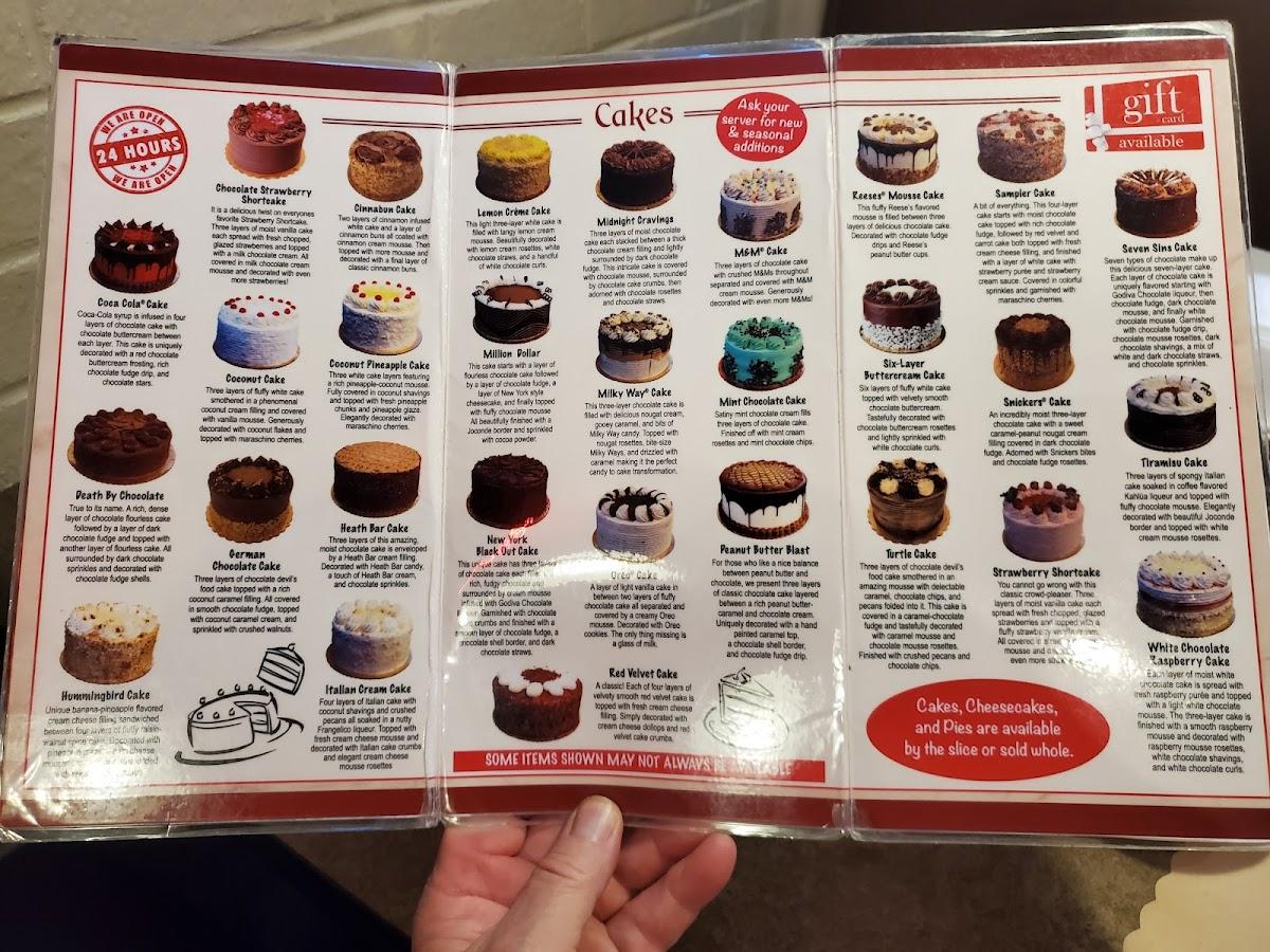 Menu at City Cafe Diner, Cleveland