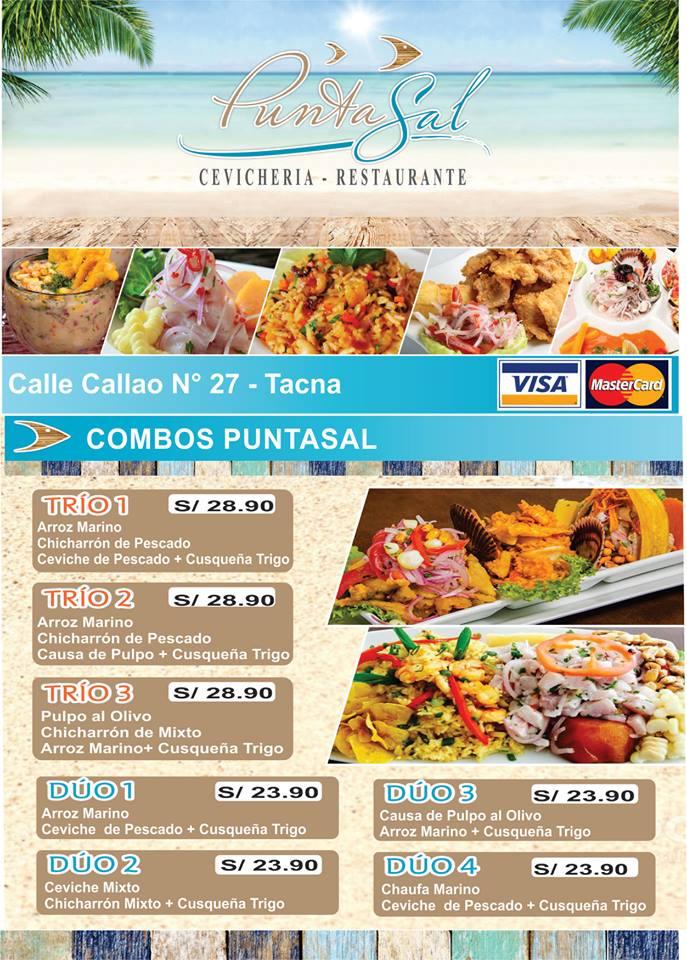 Menu at PUNTA SAL Cevicheria Restaurante, Tacna