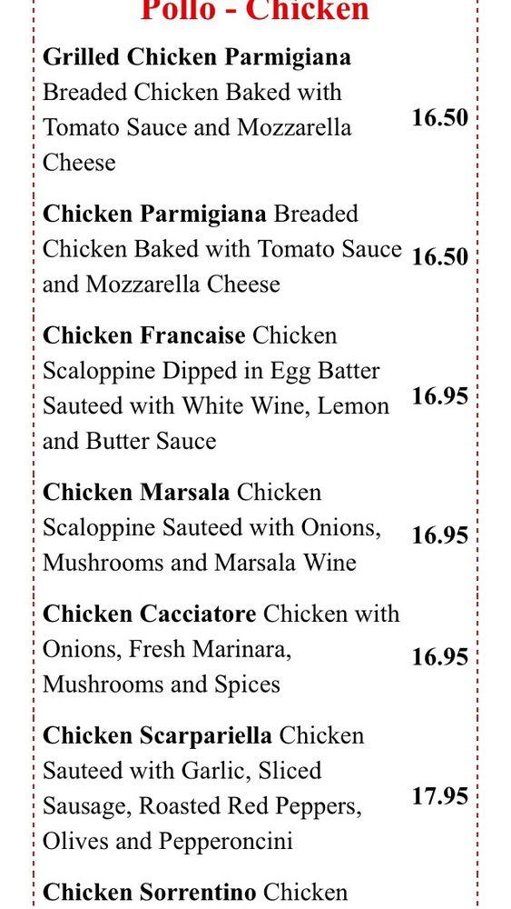 Menu at Pizza Time Italian Restaurant, Coral Springs, W Sample Rd