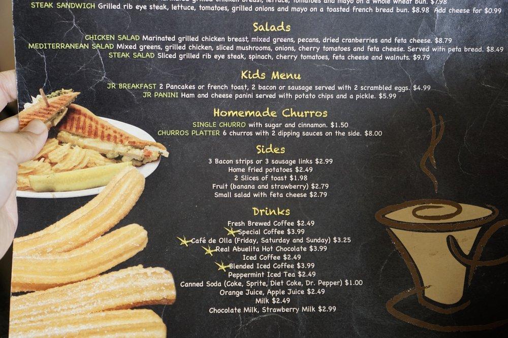 Menu at Caramelo Cafe, La Puente, Amar Rd
