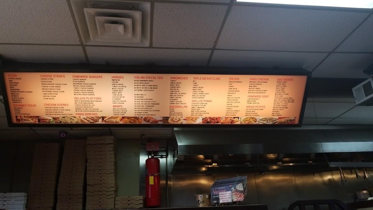 Menu at Verree Express Pizza pizzeria, Philadelphia