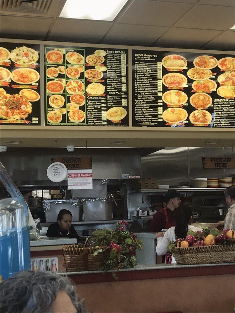 Menu at Los Sanchez Restaurant, Garden Grove