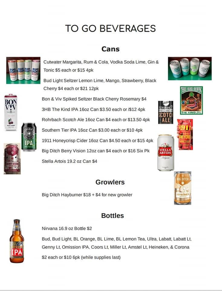 Menu at MacGregor's Grill & Tap Room pub & bar, Rochester, Buffalo Rd