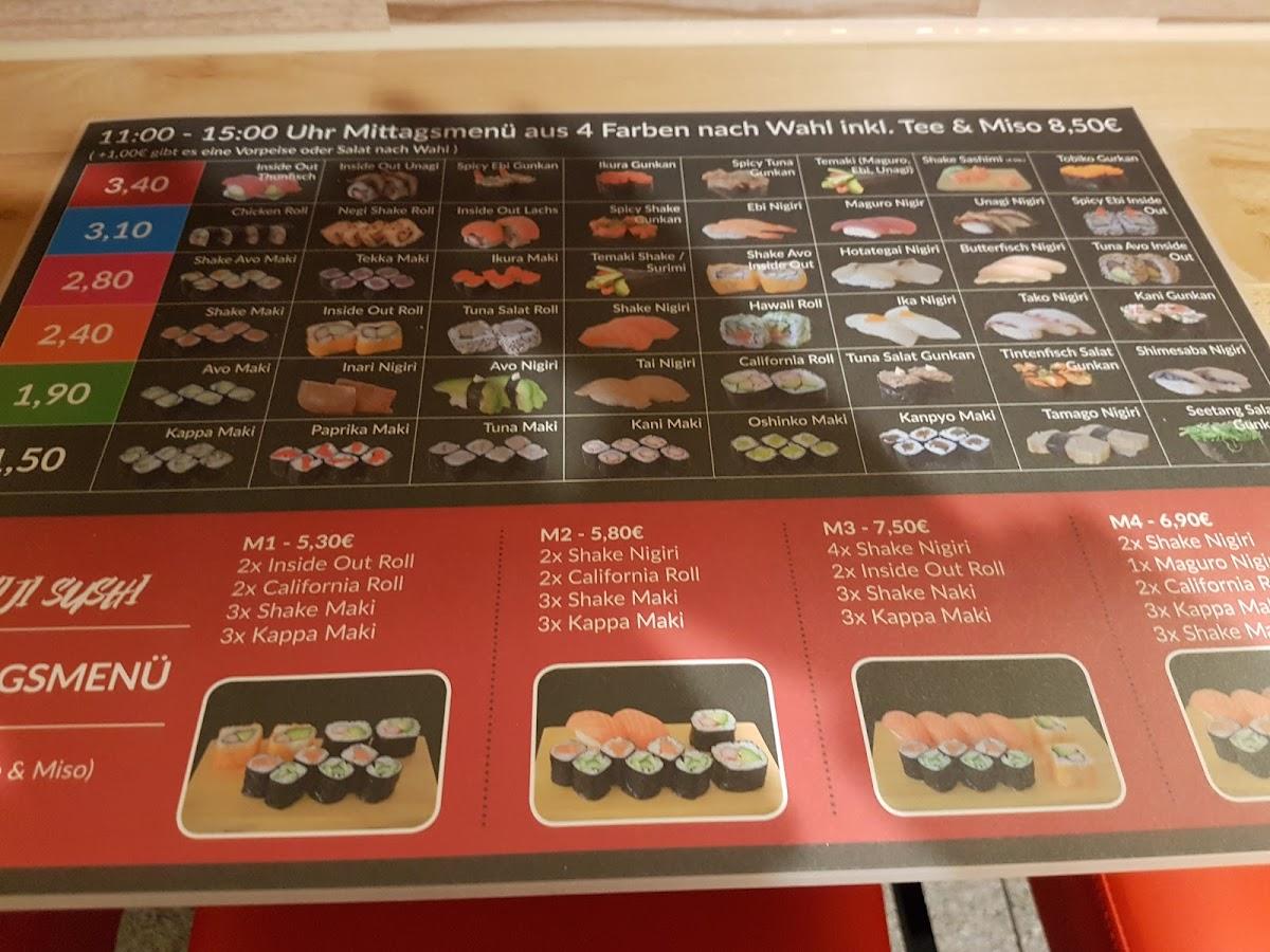 Speisekarte von Niji Sushi restaurant, Frankfurt am Main
