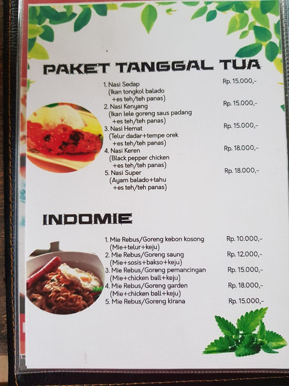 Menu at RESTO DAN CAFE DAUN SALMA, Bekasi Regency