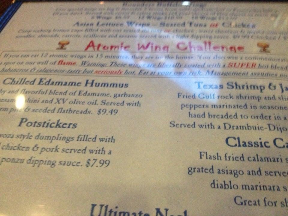 Menu at Rounders Blue Diamond pub & bar, Las Vegas, Blue Diamond Rd #105