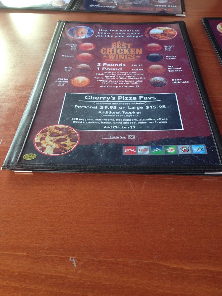 Menu at Don Cherry's Sports Grill pub & bar, Port Colborne