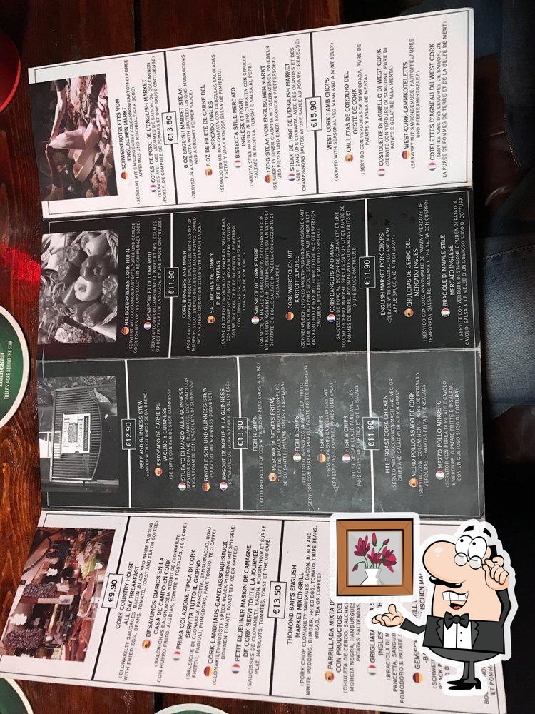 Thomond Bar in Cork - Restaurant menu and reviews