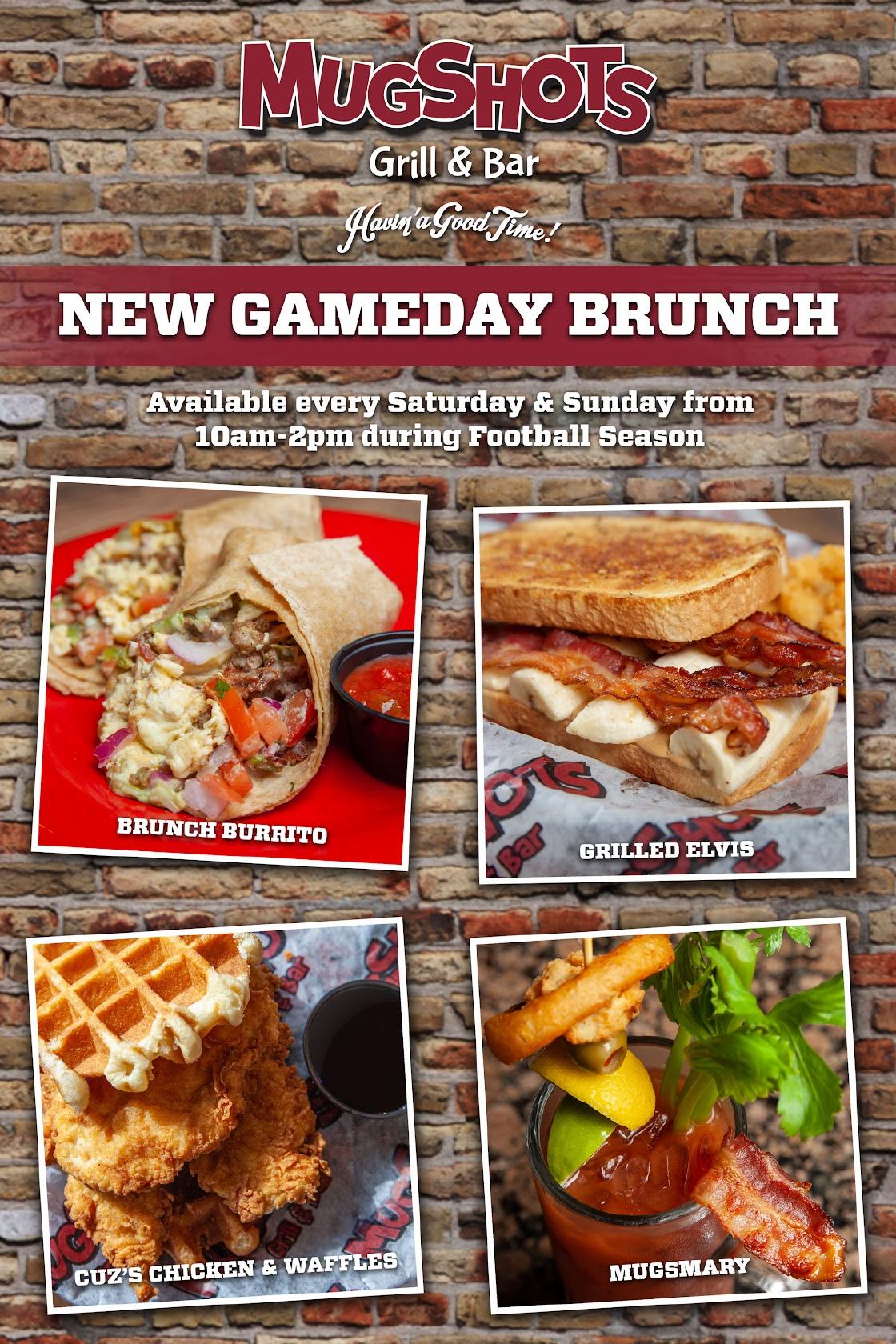 Menu at Mugshots Grill and Bar - Covington, LA, Covington
