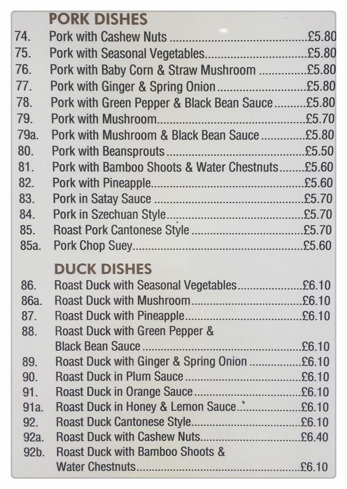 Menu at Southam Kitchen fast food, Southam