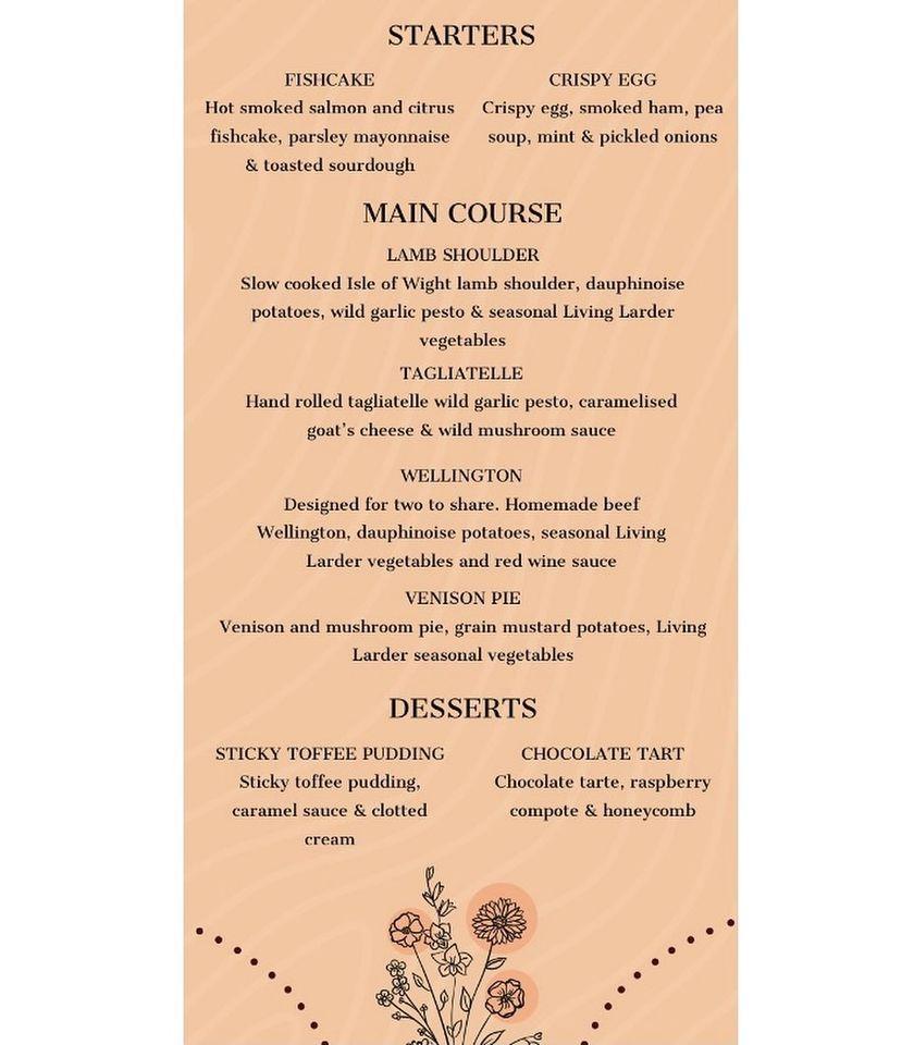 Menu at Chequers Inn pub & bar, Ventnor, Niton Rd