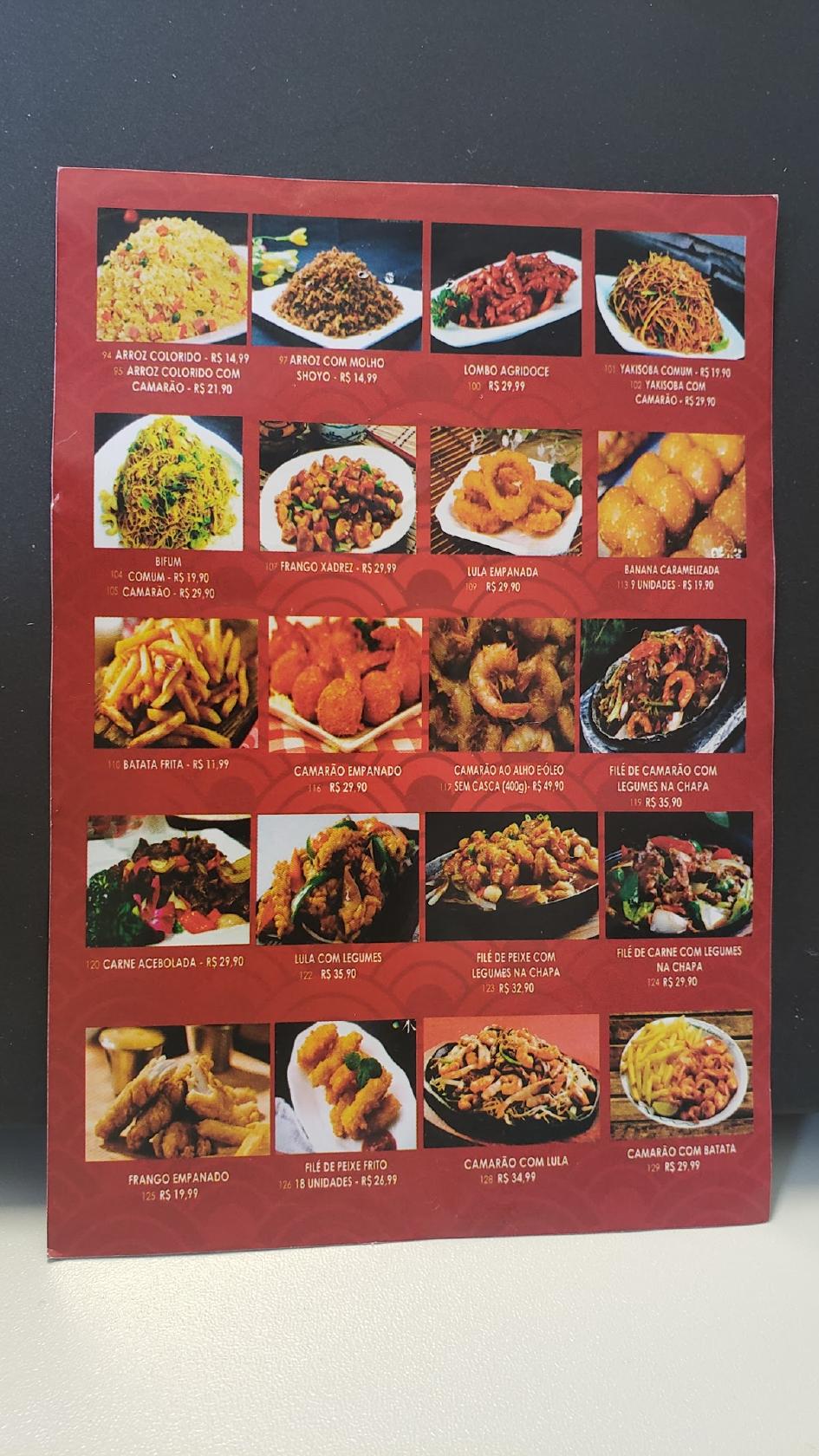 Menu em Capital Wok Restaurante e Choperia, Brasília