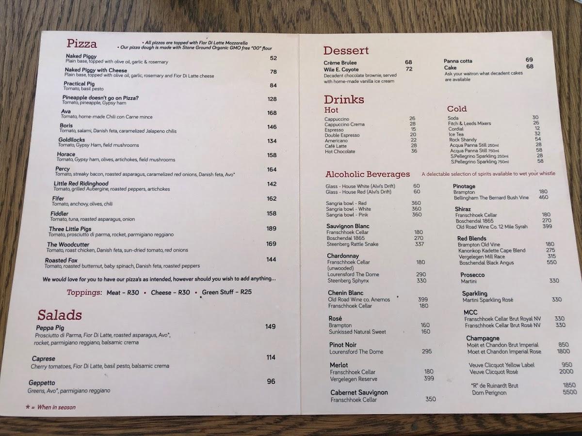 Menu at Big Bad Wolf Eatery restaurant, Randburg, Cedar Square Shopping ...