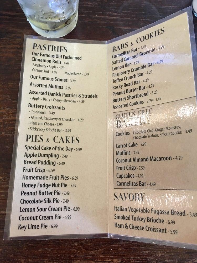 Menu at Calico Cupboard Old Town Cafe, Anacortes