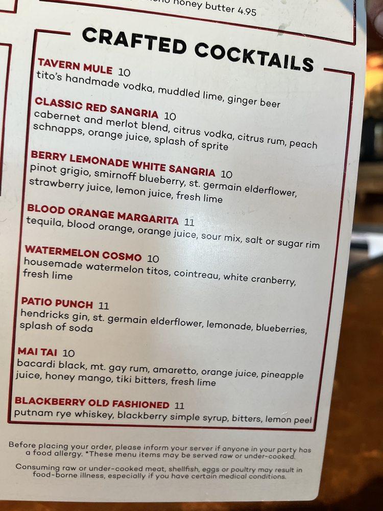 Menu at Red Heat Tavern pub & bar, Westborough