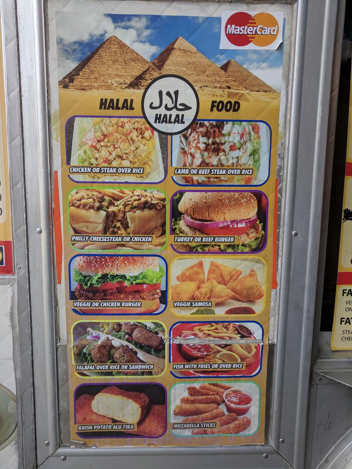 Menu at Taj Mahal Food Truck restaurant, Newark