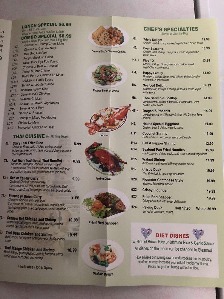 Menu at Red Bowl Asian Bistro restaurant, Deltona, Saxon Blvd #103