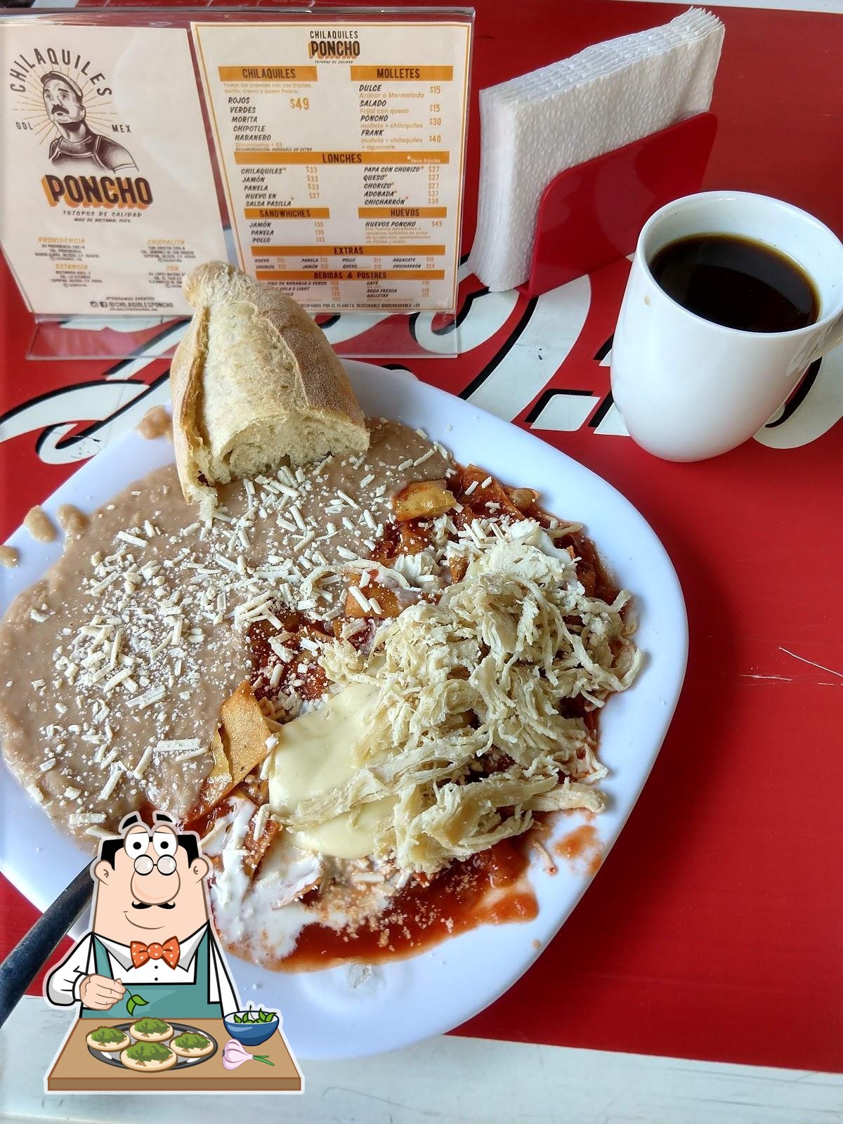 CHILAQUILES PONCHO, Guadalajara - Menú del restaurante, precios y reseñas