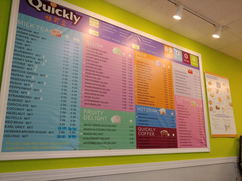 Menu at Quickly pub & bar, Morrisville