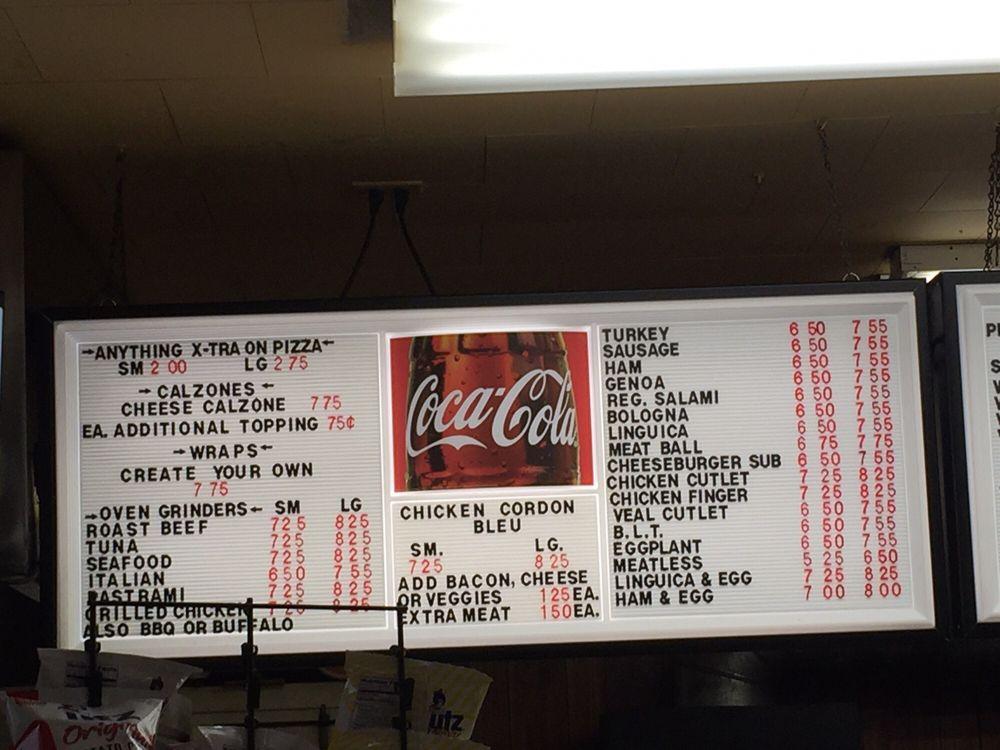 Menu at Salonika House Of Pizza pizzeria, New Bedford
