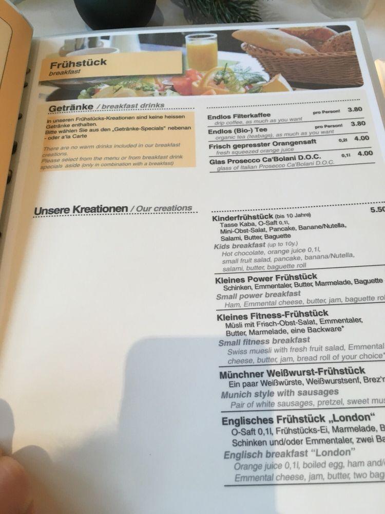 Menu at Einstein Restaurant Cafe Bar, Ulm