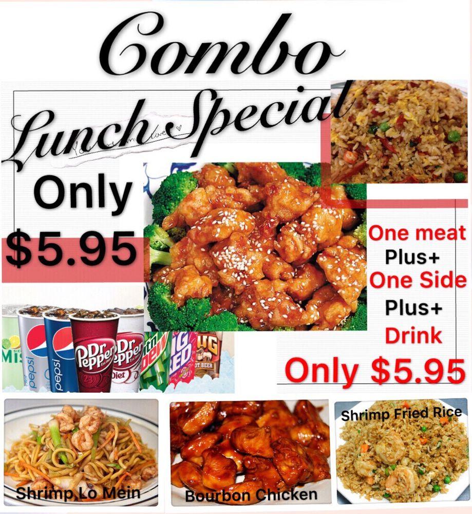 Menu at China One restaurant, Daytona Beach, 601 Bellevue Ave