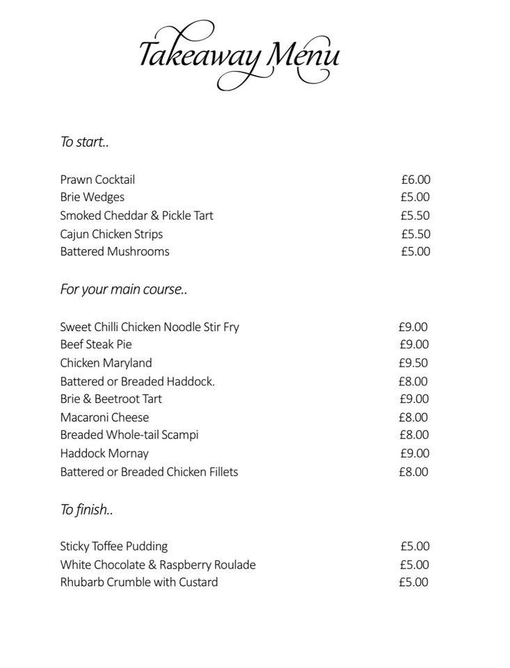 Menu at Findlay's Hotel & Restaurant, Fraserburgh