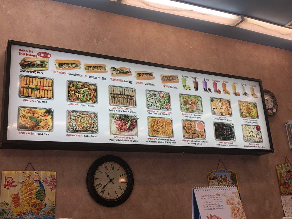 Menu at Kim Huong desserts, Westminster