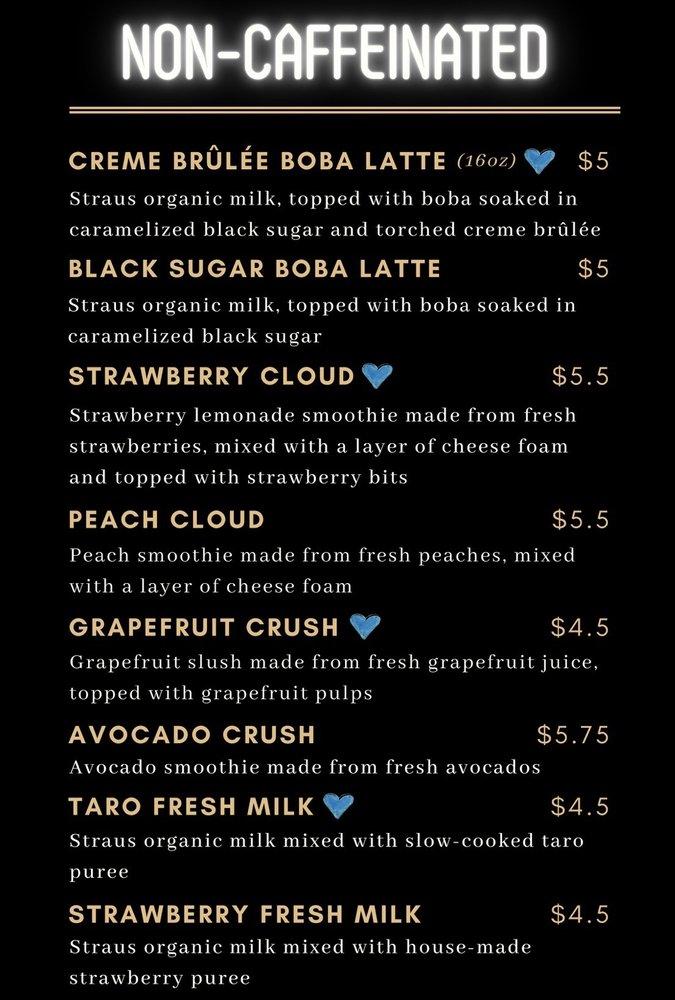 Menu At Rose Tea Lounge Restaurant Elk Grove