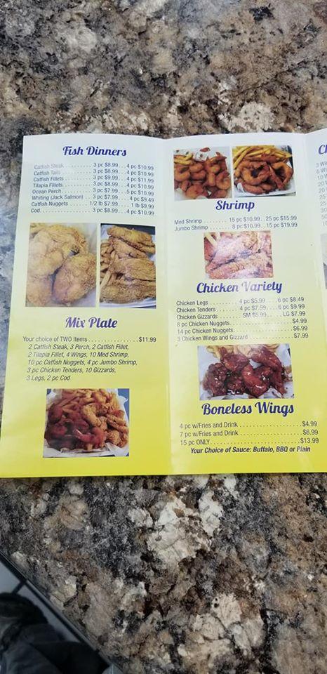 Menu at Da Catch Fish, Chicken & Grill restaurant, Loves Park, E ...