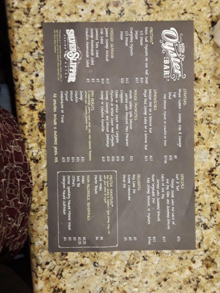 Menu at Blue Bayou Bar & Grill, Waveland, S Beach Blvd