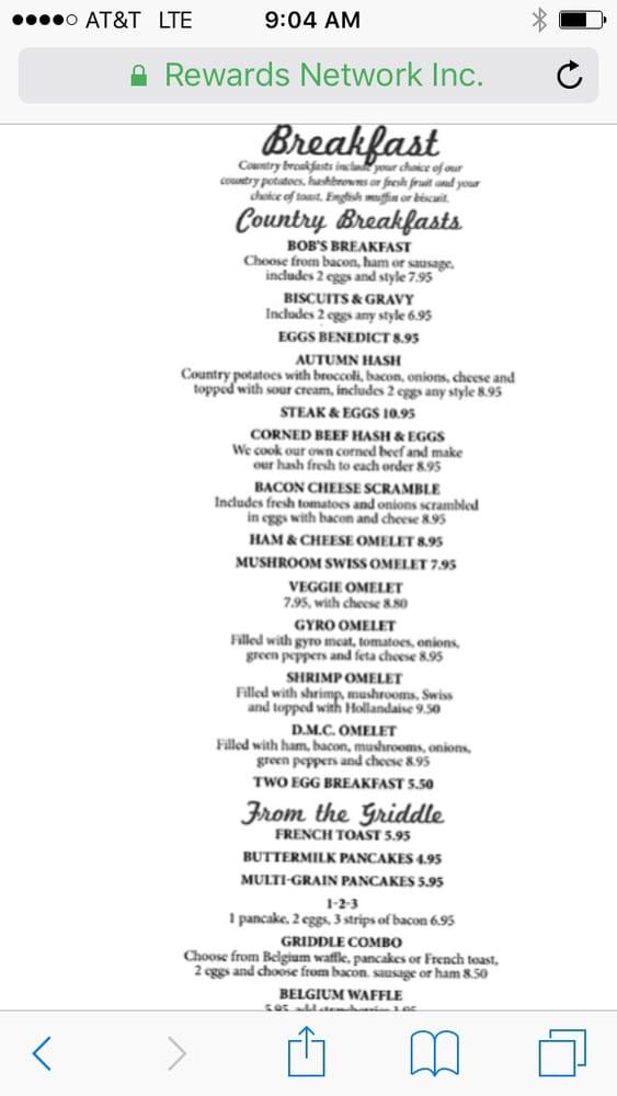 Menu at Tuscany at Des Moines Creek restaurant, Des Moines