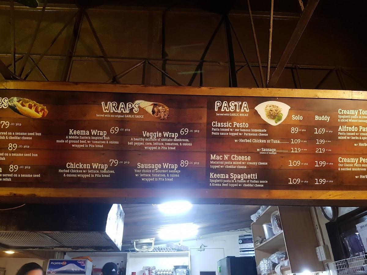 Menu at Campfire Burgers & More restaurant, Quezon City