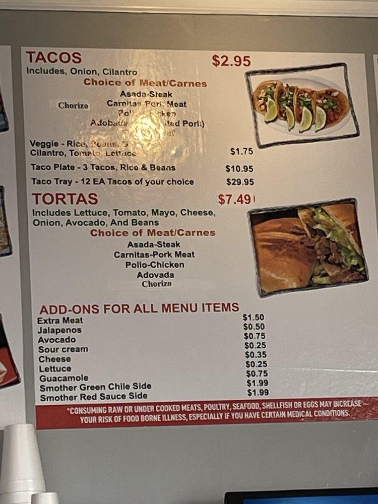 Menu at El Burro Loco Casper wy restaurant, Casper