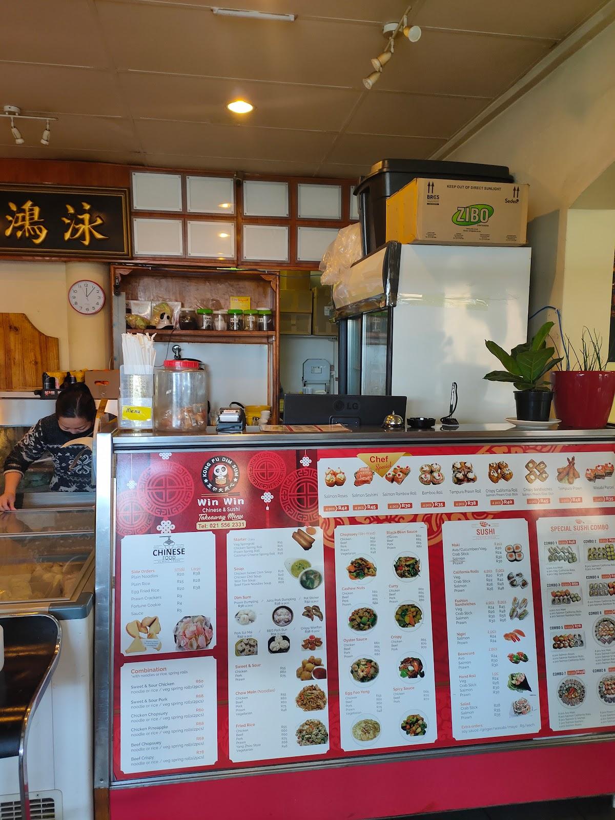 Menu at Win Win Chinese Take Away restaurant, Cape Town