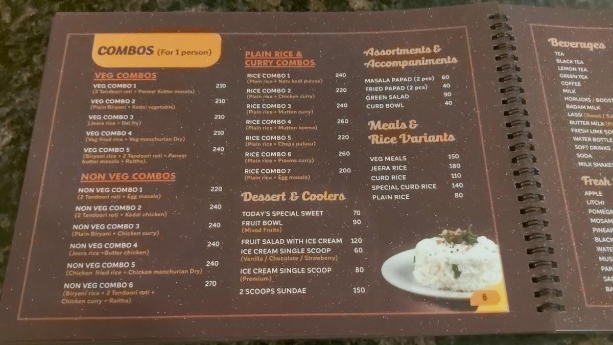 Menu at Border Restaurant, India, W3Q8+5X4