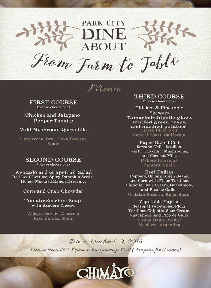 Menu at Grappa pub & bar, Park City, 151 Main St