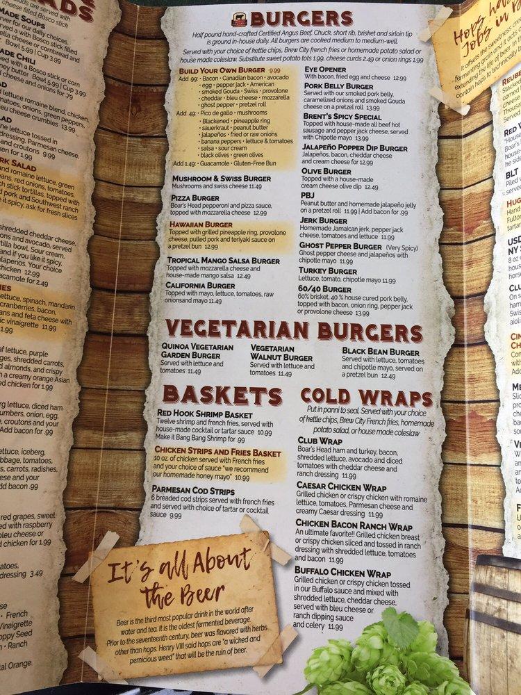 Menu at Kelly's Tap House Bar and Grill, Red Wing