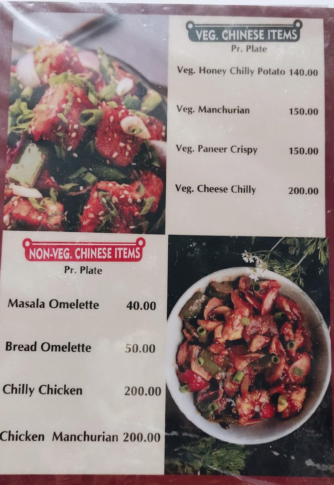 Menu at Mr Burger Hut, Dhilwan