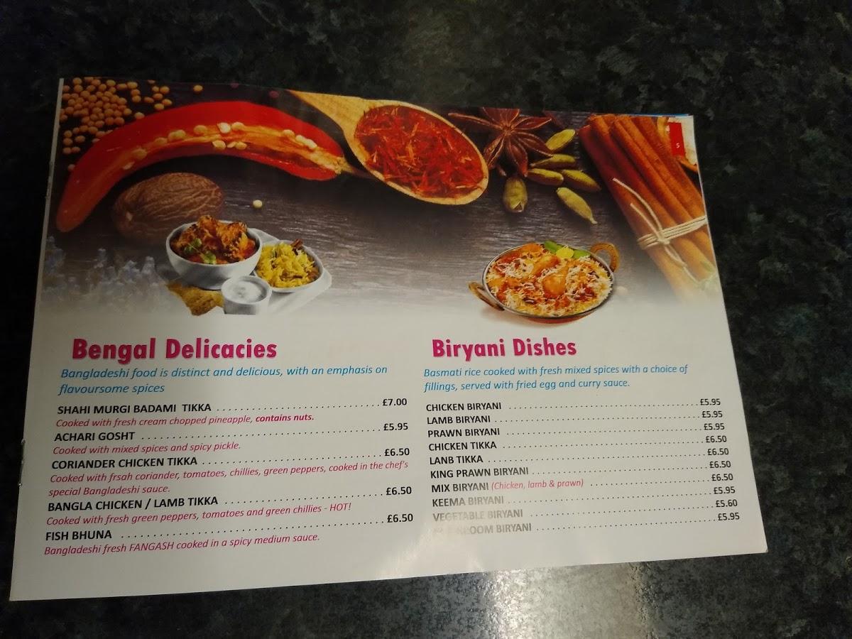 Menu at Westhoughton Indian Tandoori Takeaway fast food, Bolton