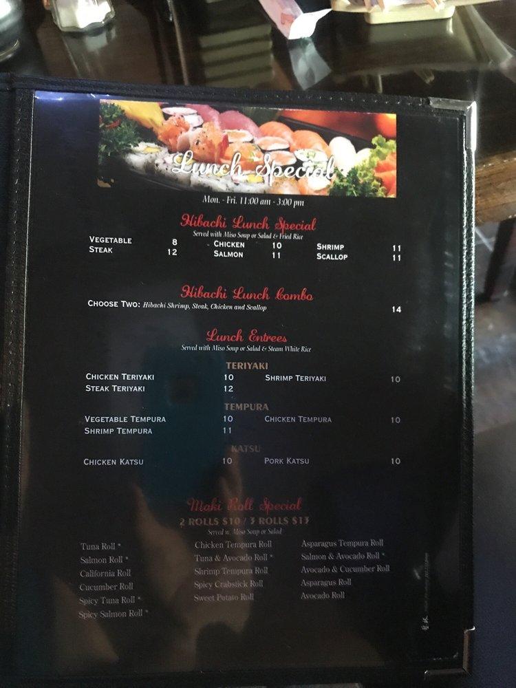 Menu at Inaka Sushi & Bar (Casady Square), Oklahoma City