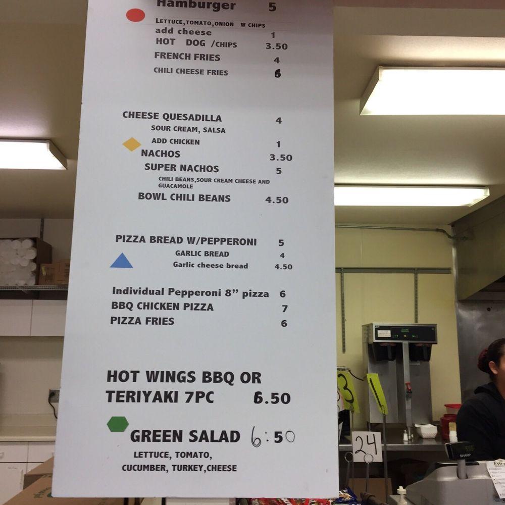 Menu at Broadway Star Cafe, Salinas