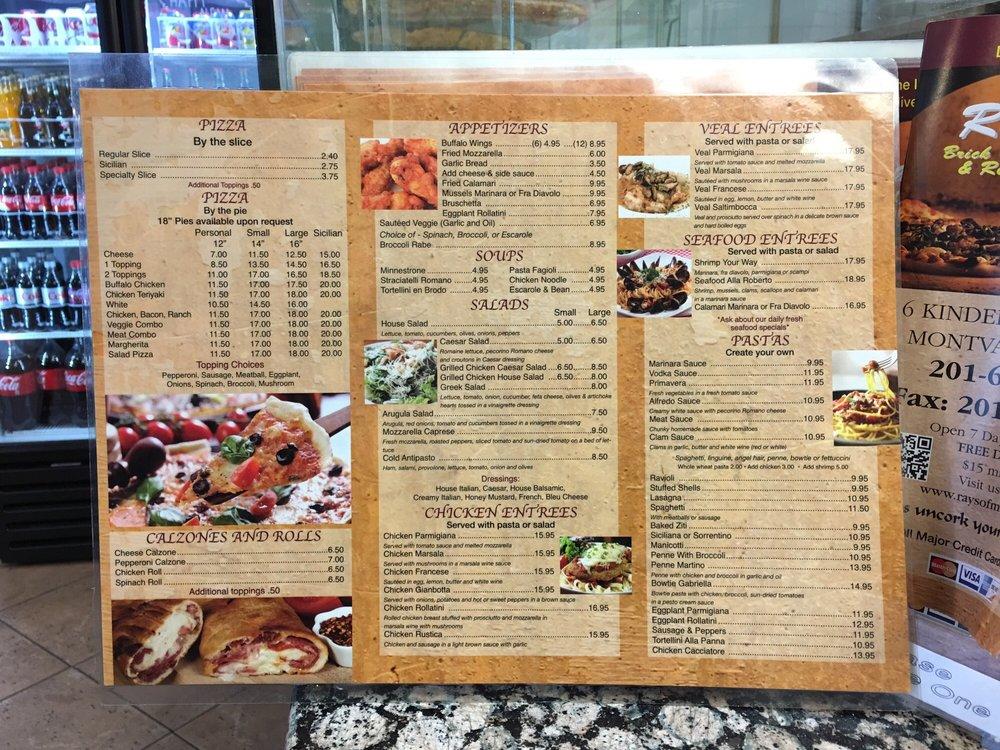 Menu at Franco’s Pizza pizzeria, Montvale