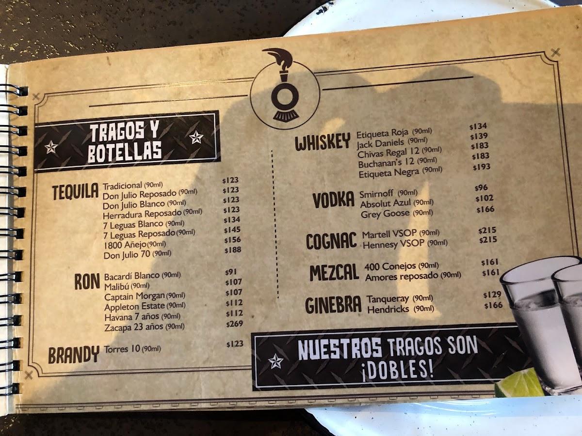 Carta del restaurante Don Carbón Guadalajara (Midtown), Guadalajara, Av ...