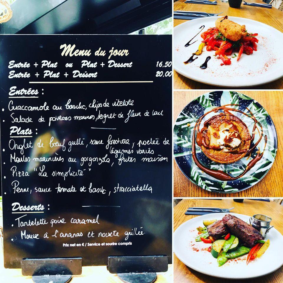 Menu au Jango restaurant, Paris