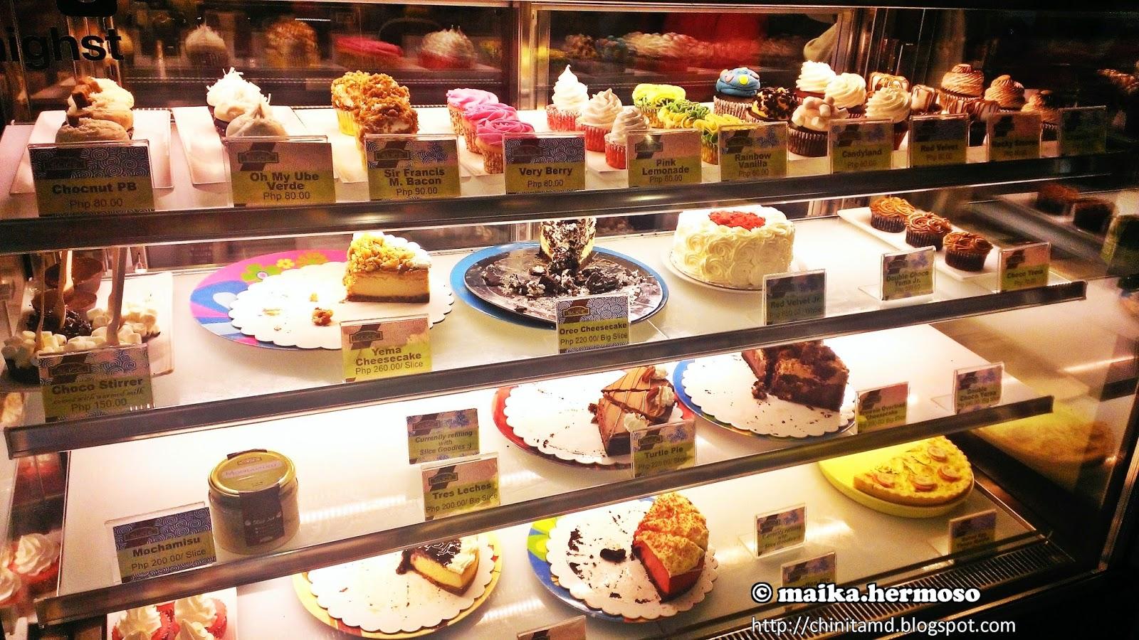 Menu at Slice cafe, Taguig, 105