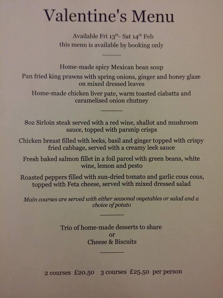 Menu at Bluebell Inn pub & bar, Retford