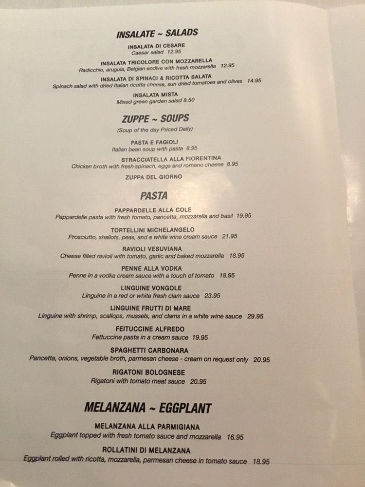 Menu at Goodfellas Ristorante restaurant, Garfield