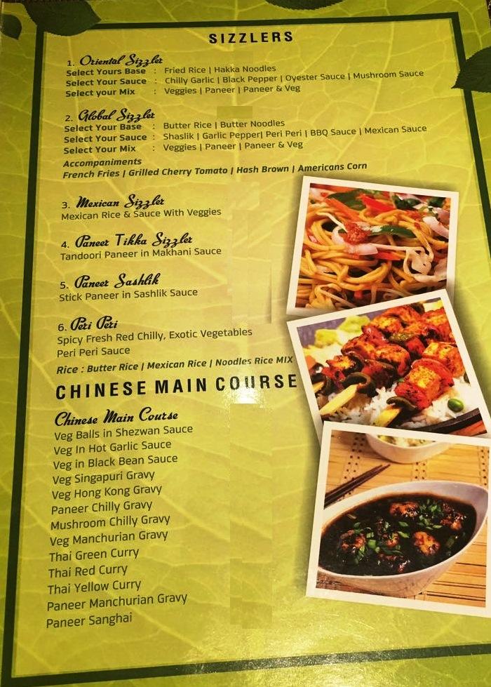 Menu at Green Leaf Veg Restaurant, Thane, Balawant Niwas